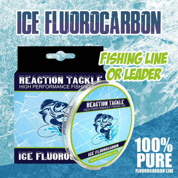 Reaction Tackle Ice Fluorocarbon Fishing Line or Leader – Go Fishing Men